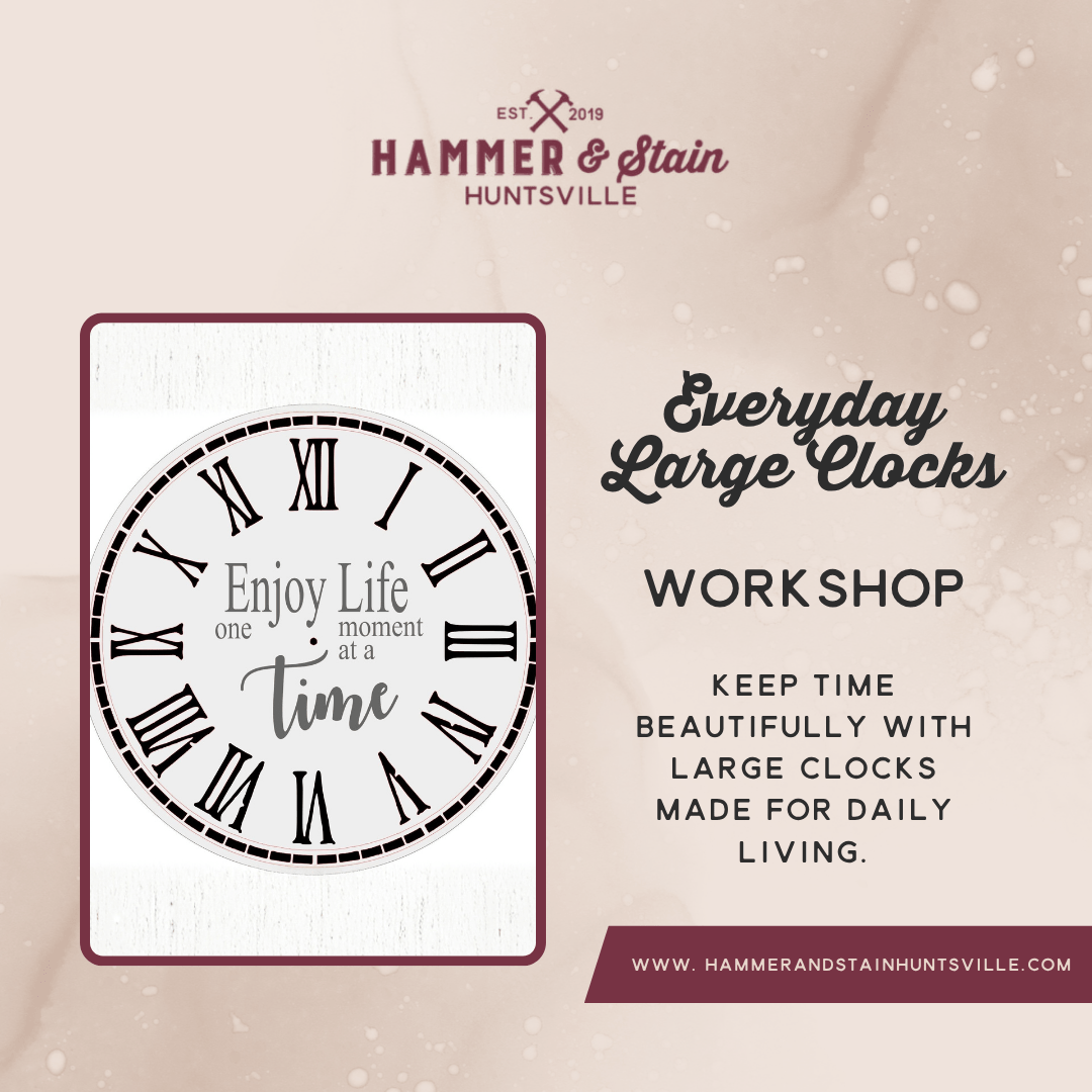 EVERYDAY LARGE CLOCKS (24") – Hammer & Stain Huntsville
